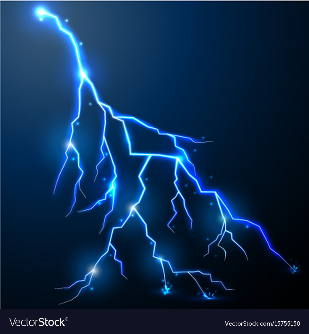 Lightning Bolt Black Background