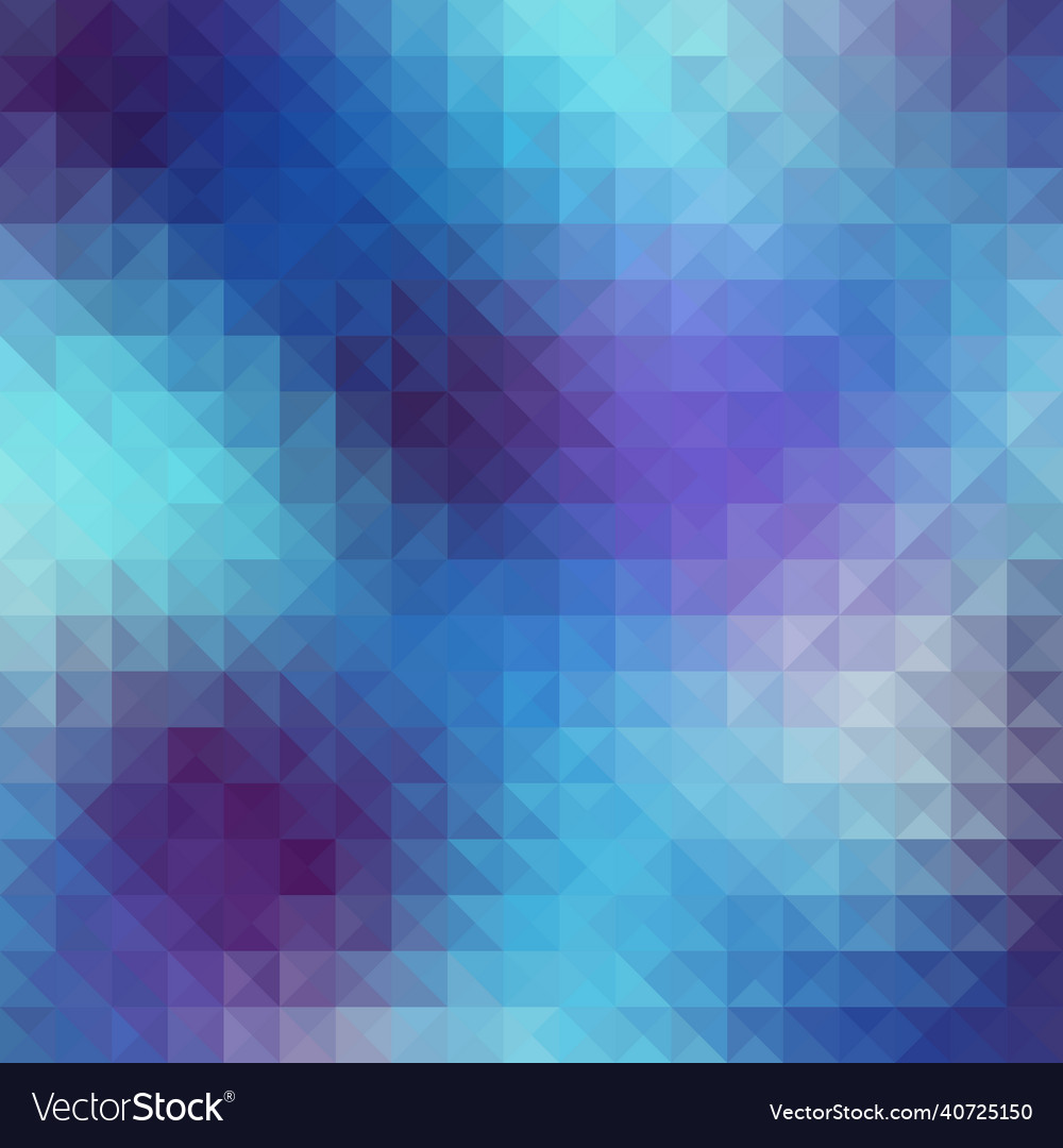 Geometric Abstract Pattern In Low Poly Style Vector Image