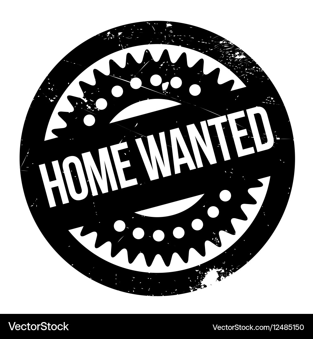 Home wanted rubber stamp Royalty Free Vector Image