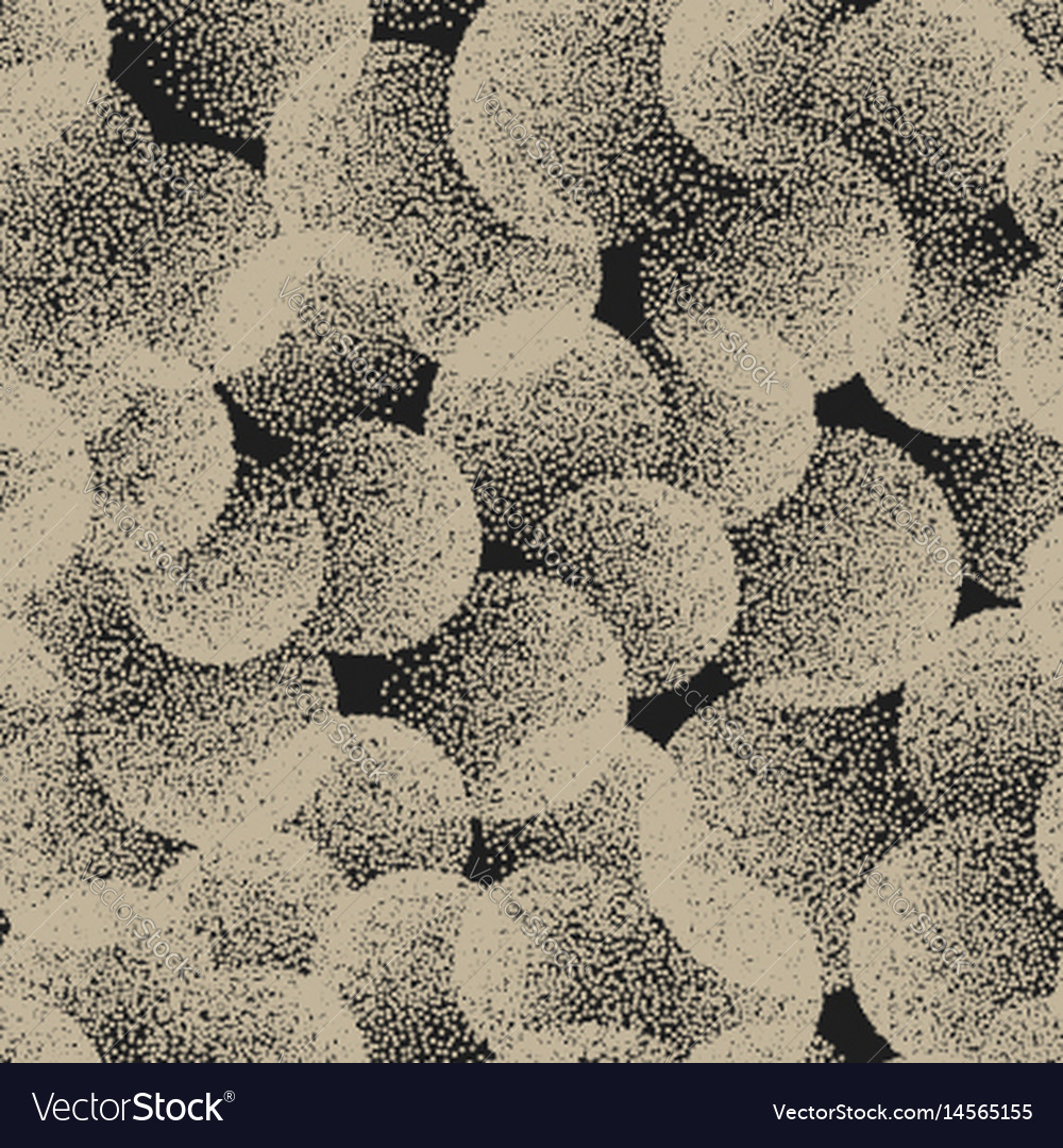 Abstract Stippled Weird Seamless Pattern Vector Image