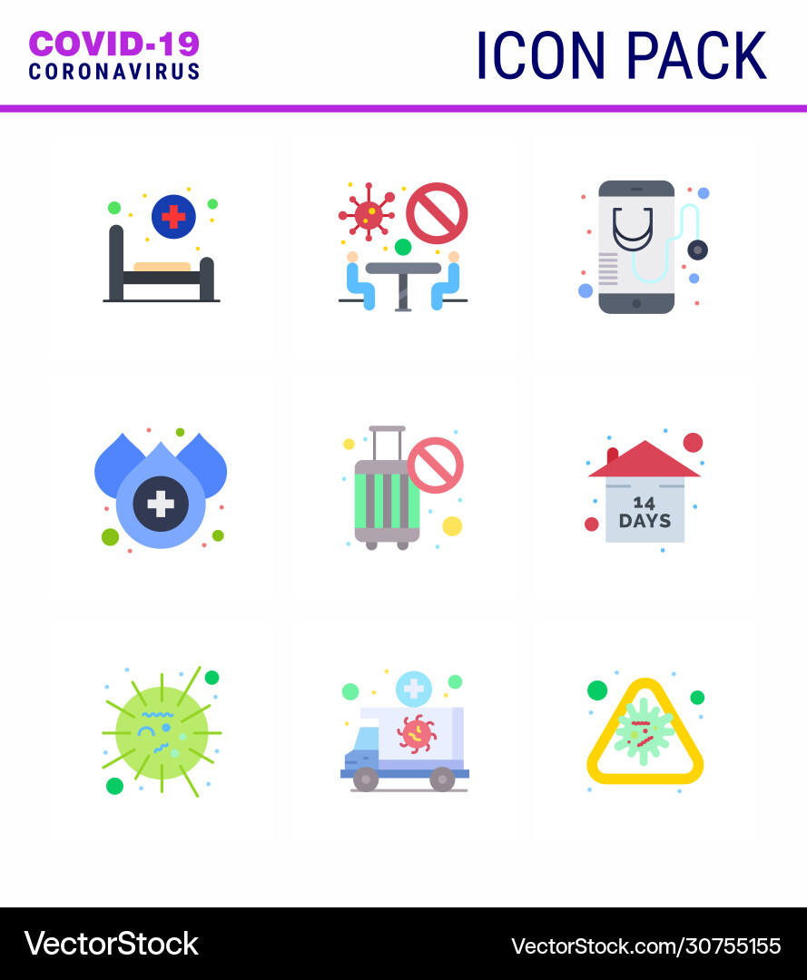 Coronavirus precaution tips icon for healthcare Vector Image