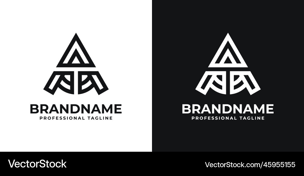 Letter at logo suitable for any business Vector Image