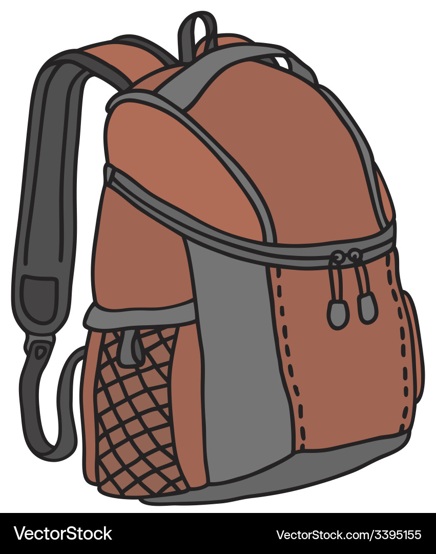 Red kitbag Royalty Free Vector Image - VectorStock