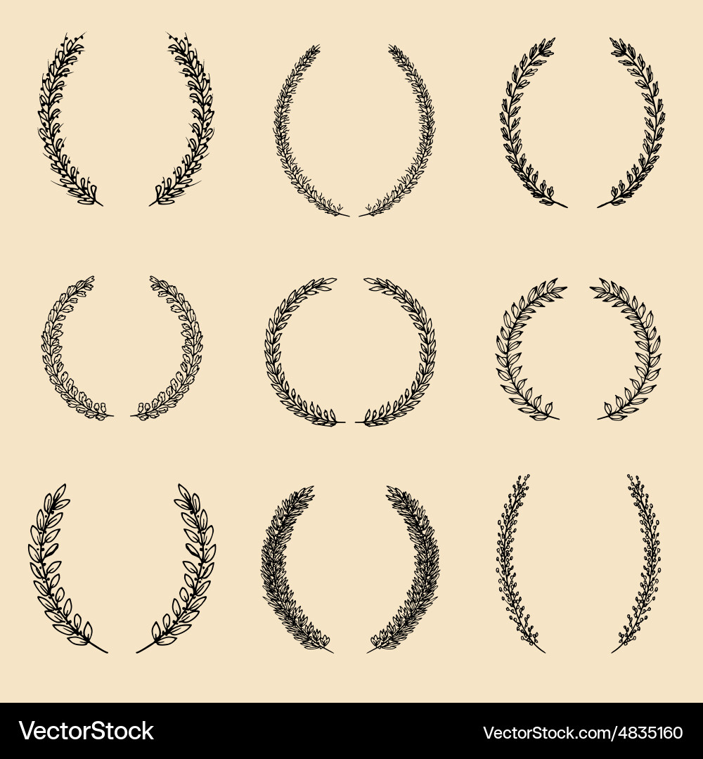 Vintage style design elements and icons Royalty Free Vector