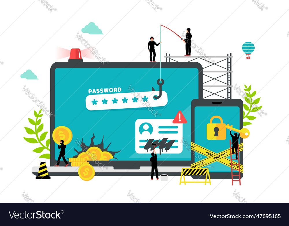 Cyber crime internet security Royalty Free Vector Image Cyber crime internet security Royalty Free Vector Image