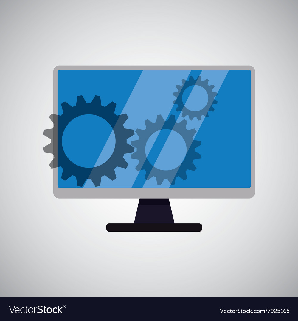 Development and software design Royalty Free Vector Image