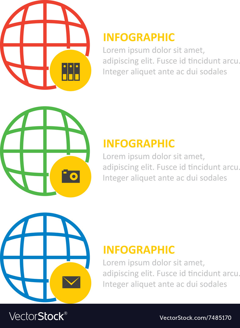 Infographic Royalty Free Vector Image - VectorStock