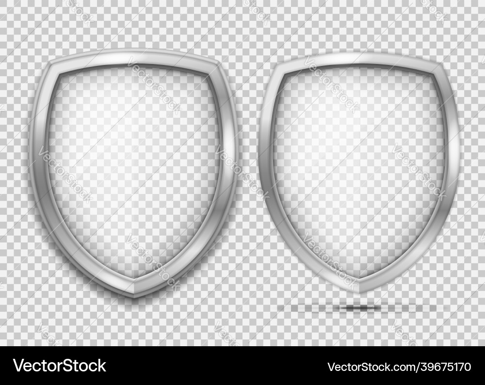 Protection shield concept safety badge icon Vector Image