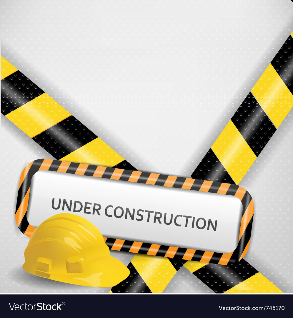 Under construction background Royalty Free Vector Image