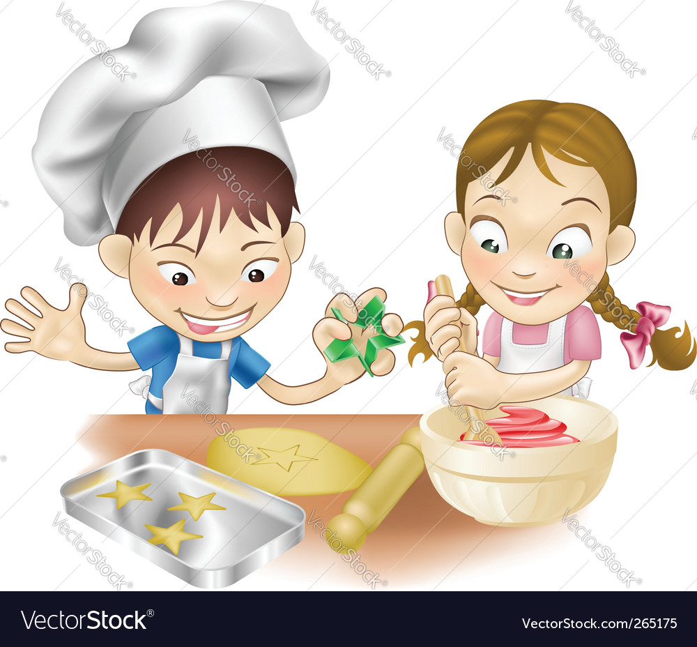 Kitchen fun Royalty Free Vector Image - VectorStock