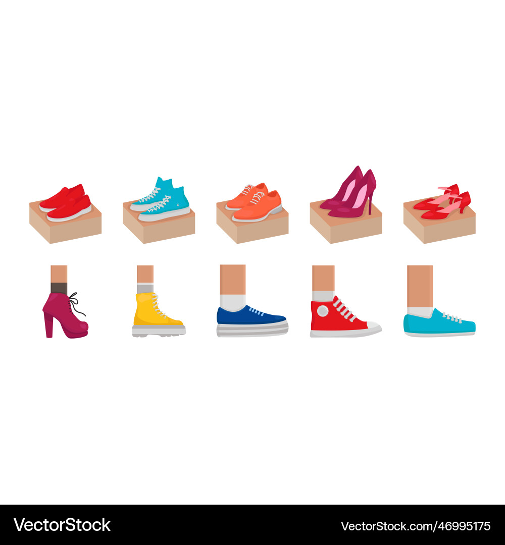 Shoes Royalty Free Vector Image - VectorStock