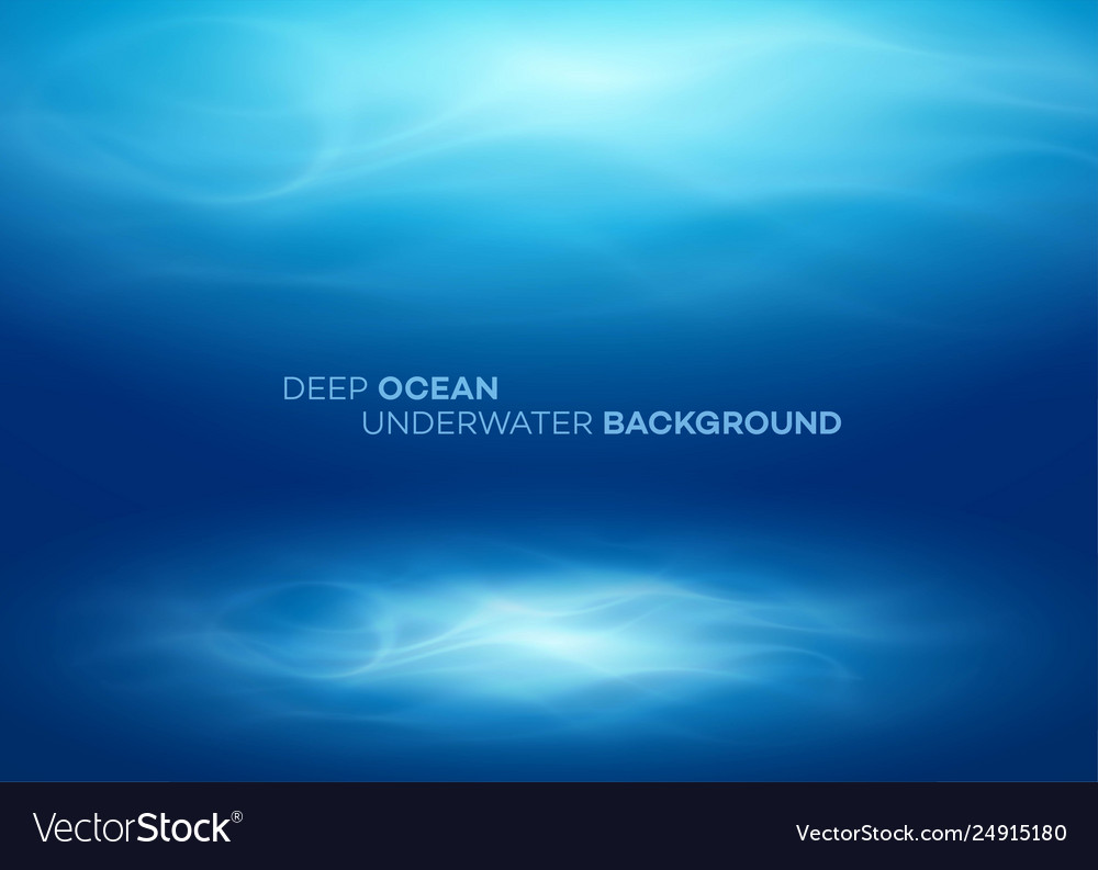 Blue deep water and sea abstract natural Vector Image
