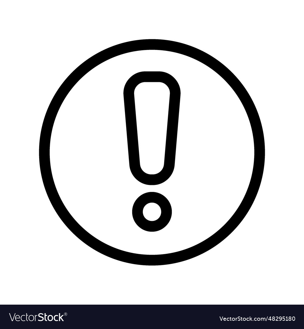Error icon Royalty Free Vector Image - VectorStock