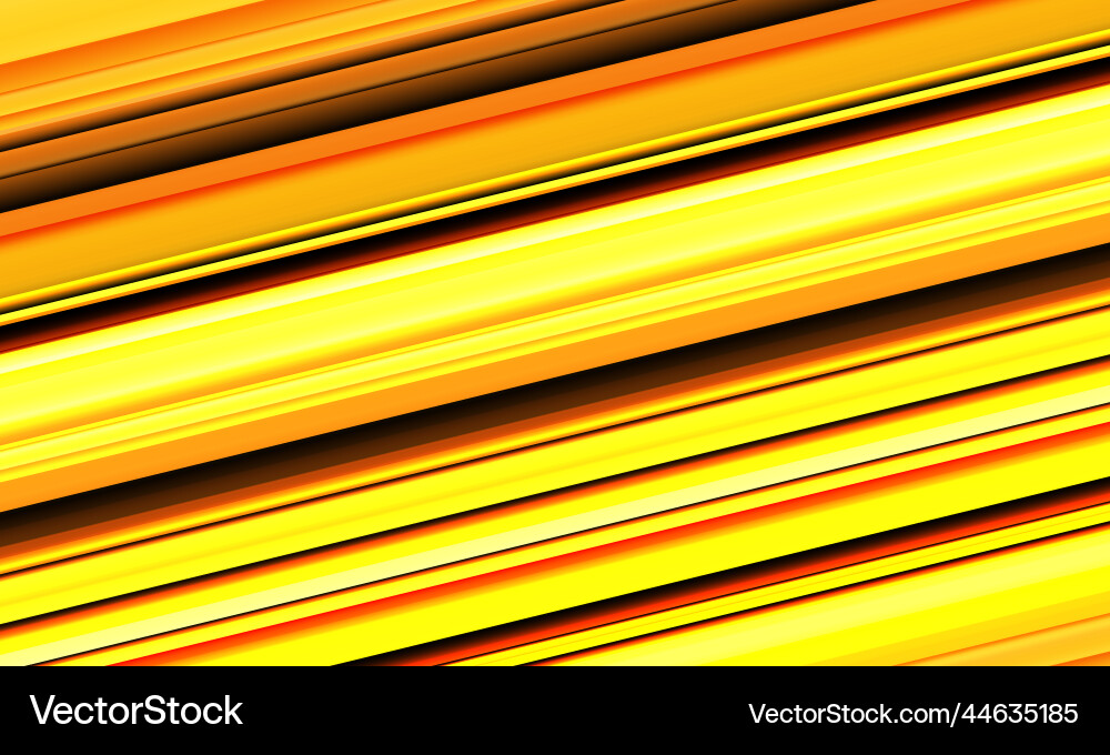 Abstract yellow orange strips line slash speed Vector Image