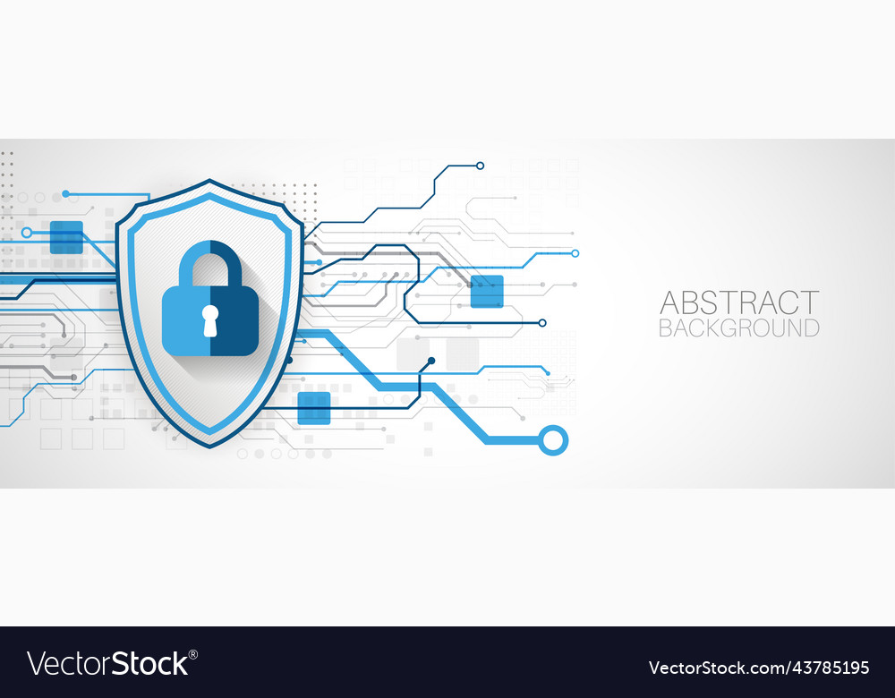 Protection concept protect mechanism system Vector Image