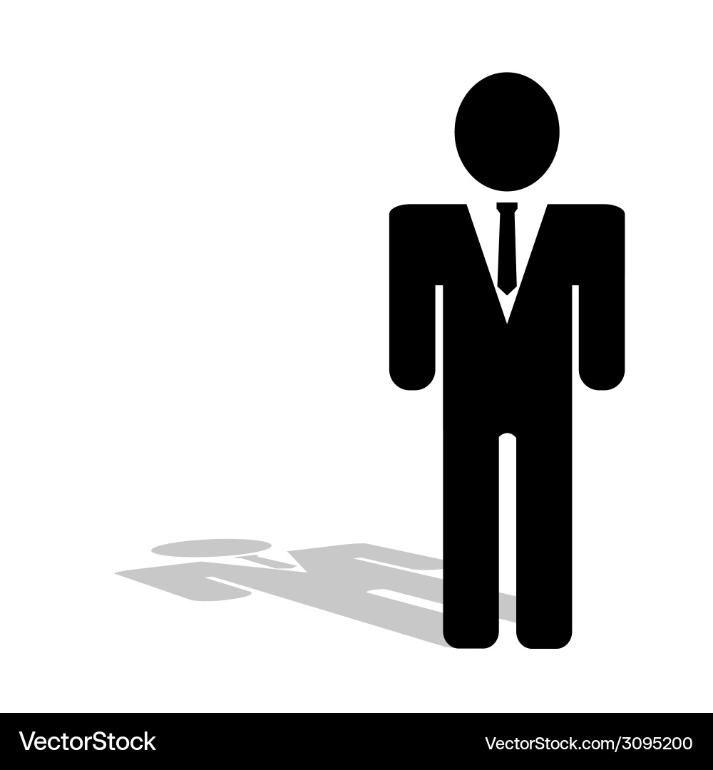Business people icon silhouette Royalty Free Vector Image