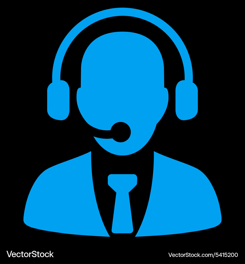 Call center icon from business bicolor set Vector Image