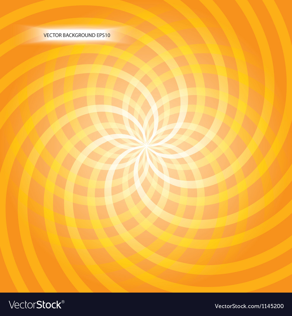 Orange vortex Royalty Free Vector Image - VectorStock