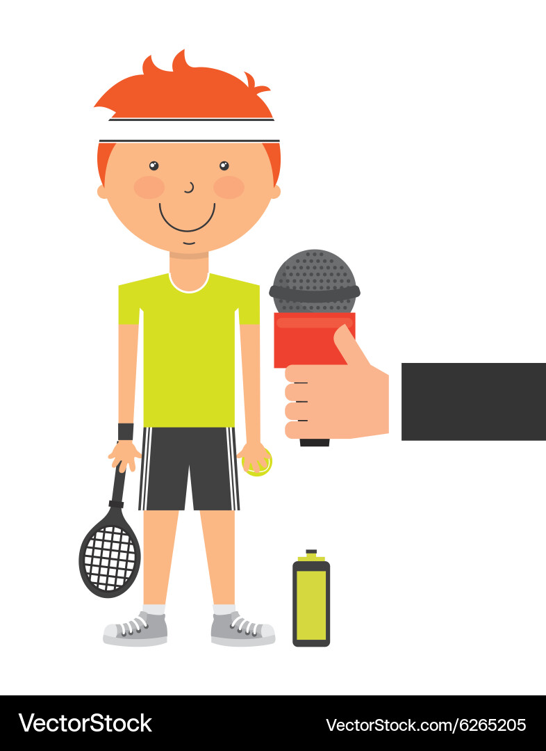Sports news Royalty Free Vector Image - VectorStock