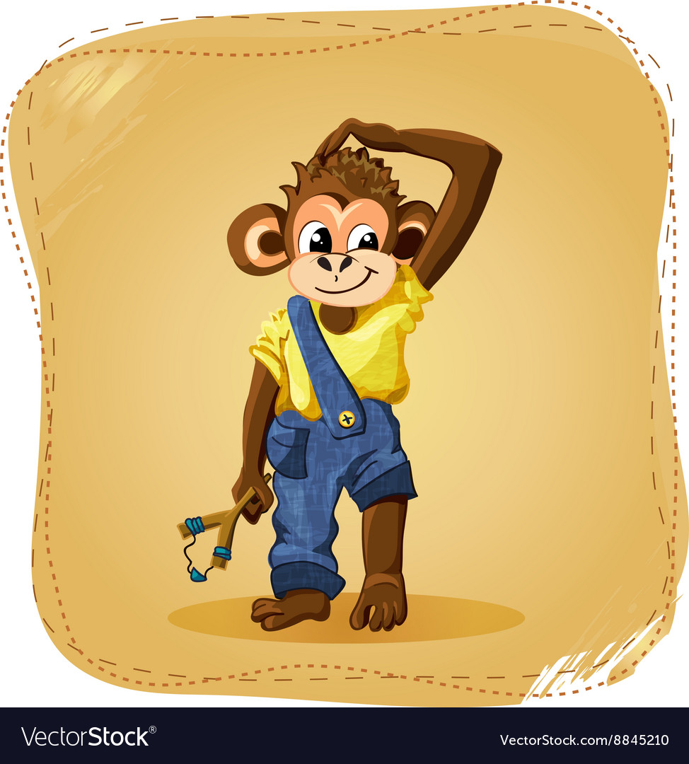 Boy Monkey Cartoon