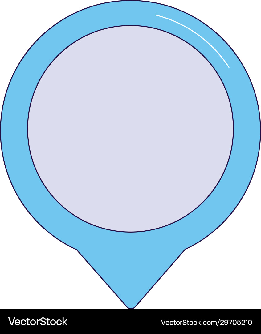 Location pin icon colorful design Royalty Free Vector Image