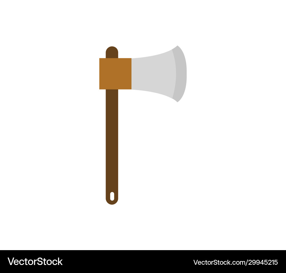Ax icon in on white background Royalty Free Vector Image