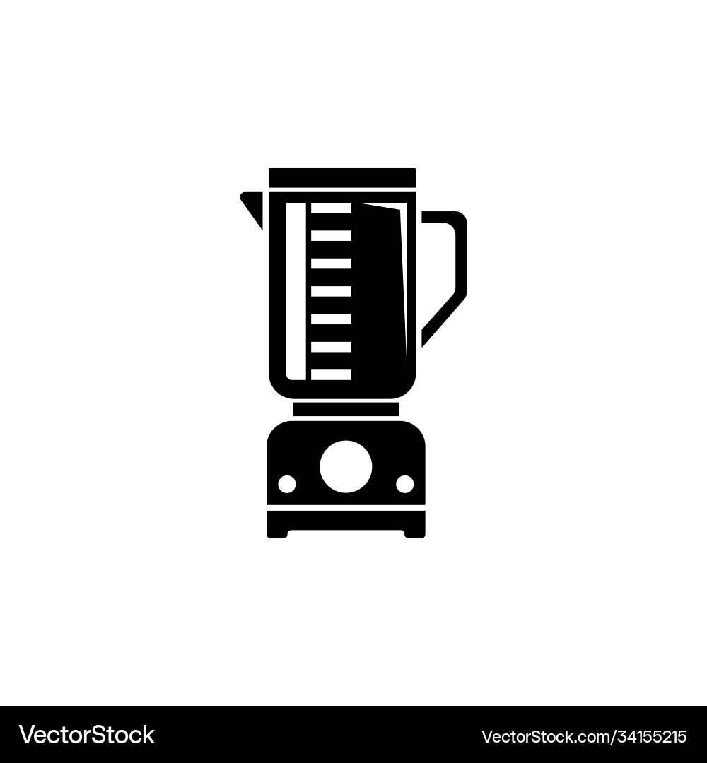 Hand electric blender kitchen equipment flat icon Vector Image