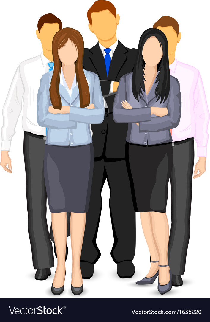 Business people Royalty Free Vector Image - VectorStock