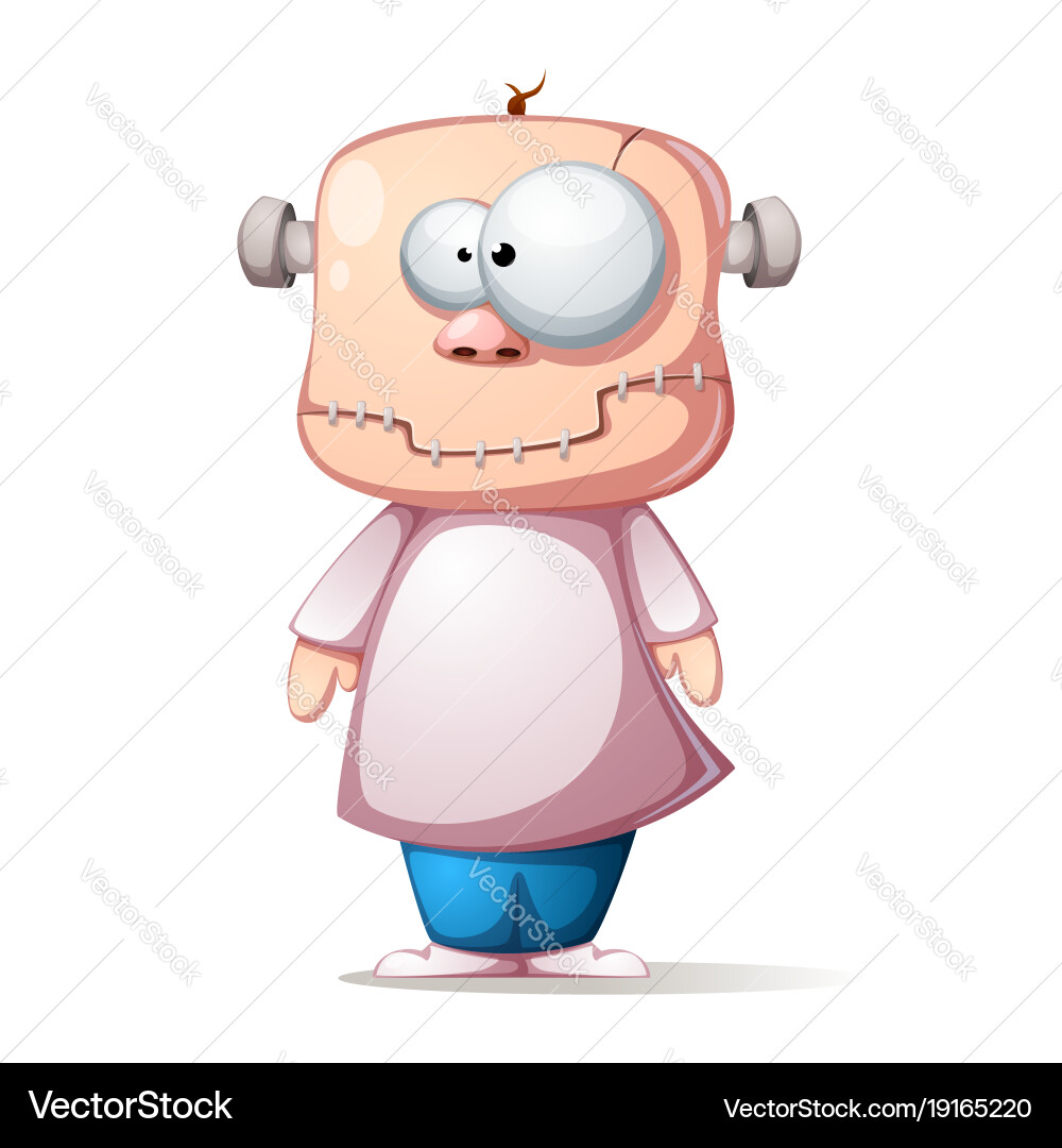 Character for halloween evil horror fear Vector Image