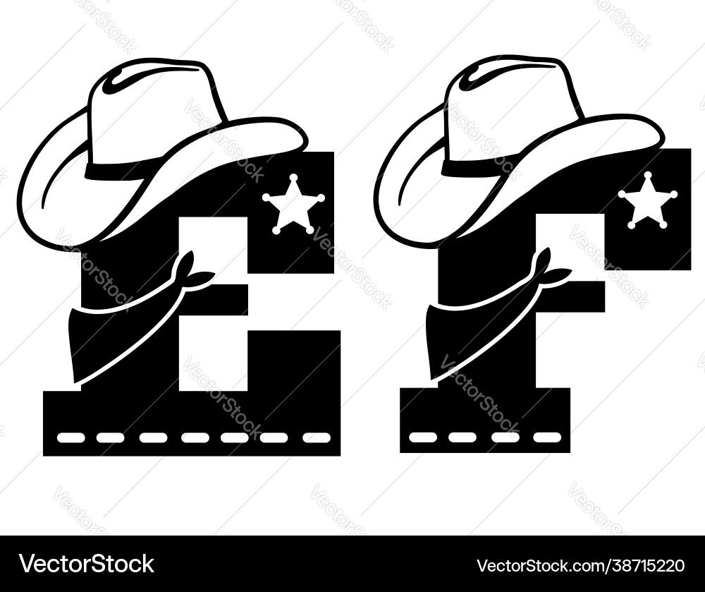 English alphabet black silhouette Royalty Free Vector Image