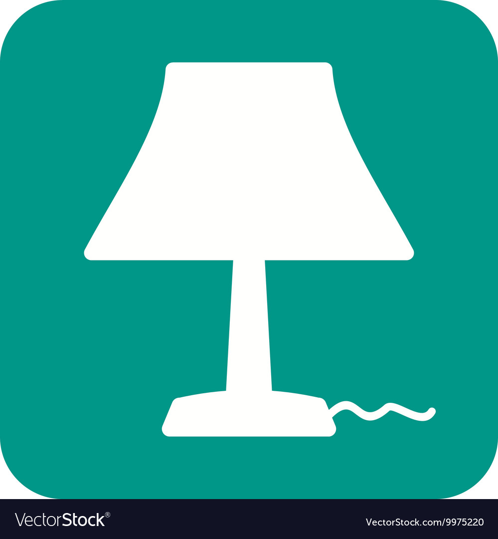 Table lamp Royalty Free Vector Image - VectorStock