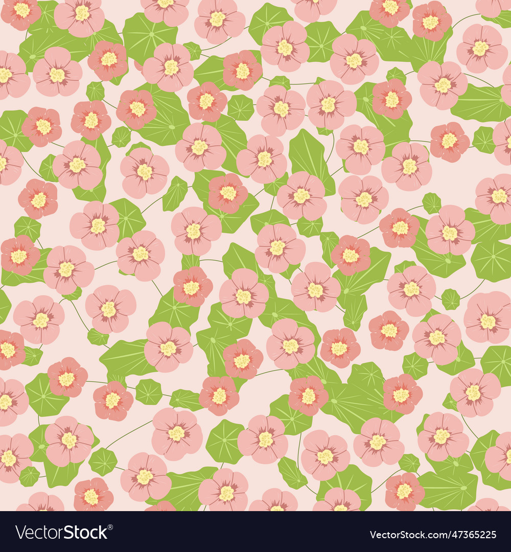 Abstract flower pattern background Royalty Free Vector Image