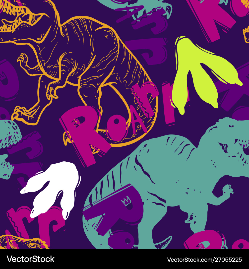 Abstract seamless pattern for girls boys Vector Image