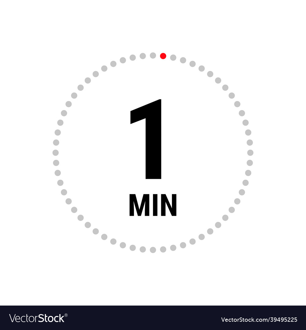 Isolated with timer Royalty Free Vector Image - VectorStock