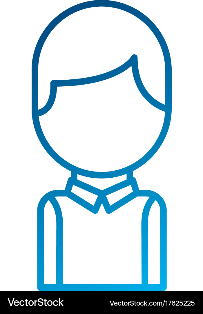 Portrait man character worker call center Vector Image