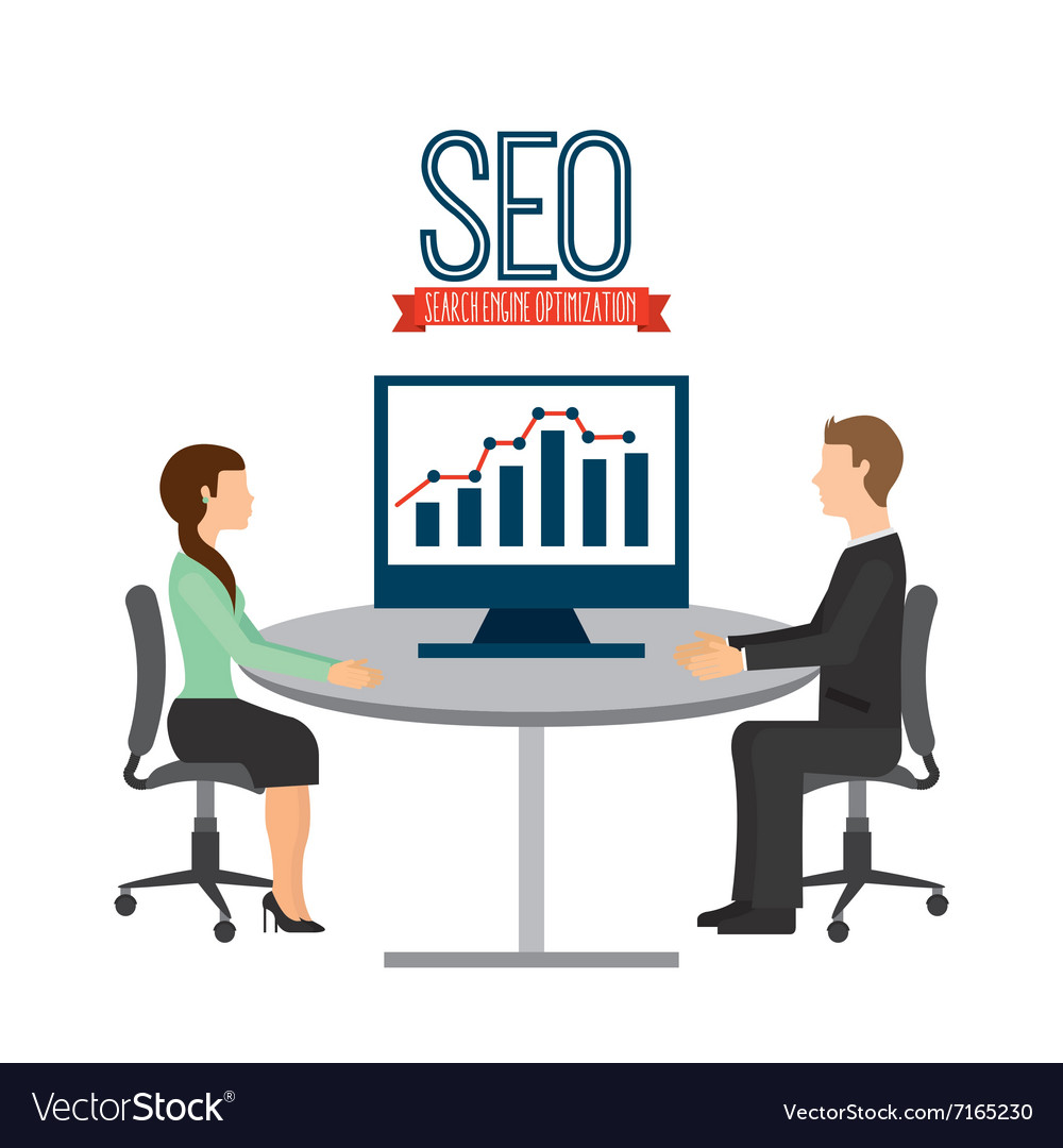Search engine optimization Royalty Free Vector Image