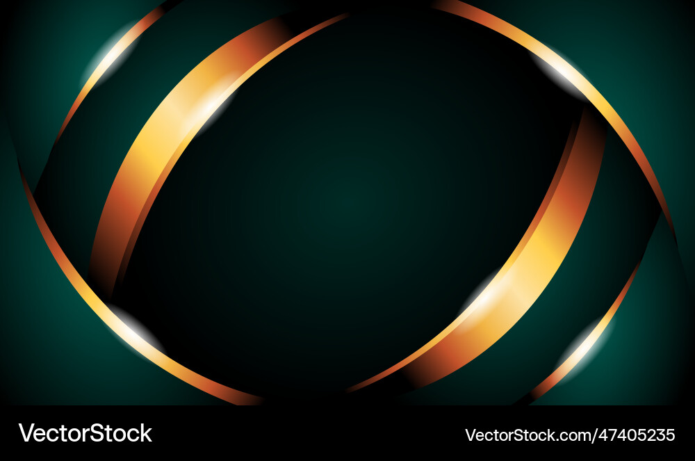 Background luxury modern 3d green color style Vector Image