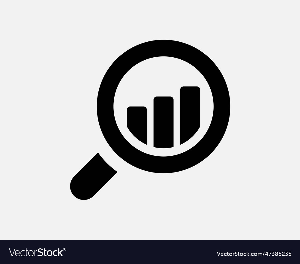 Data analysis icon Royalty Free Vector Image - VectorStock