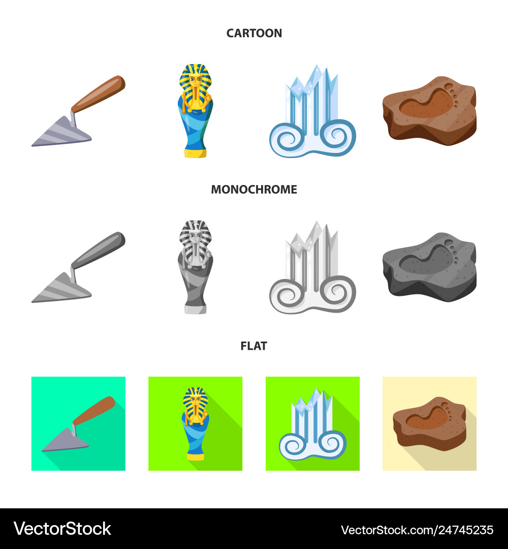 Design story and items symbol set Royalty Free Vector Image