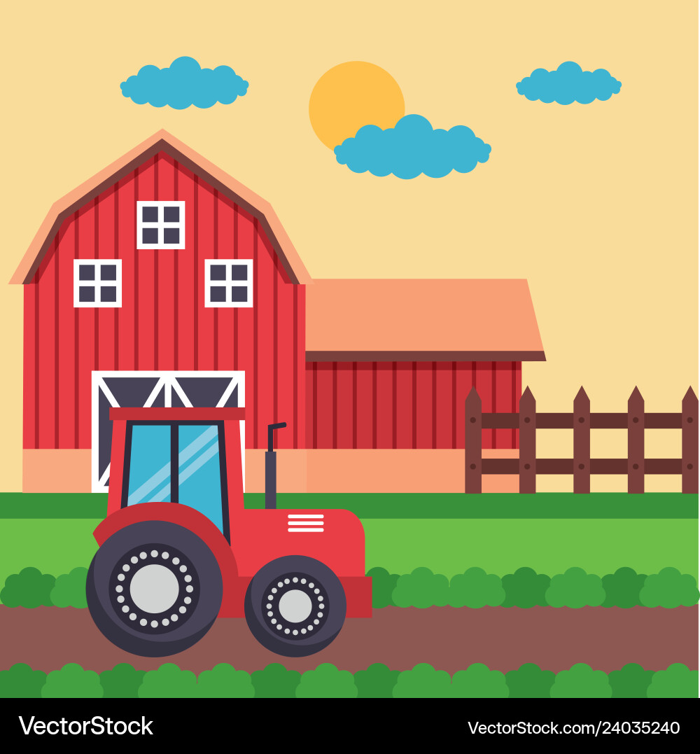 Farm fresh cartoon Royalty Free Vector Image - VectorStock
