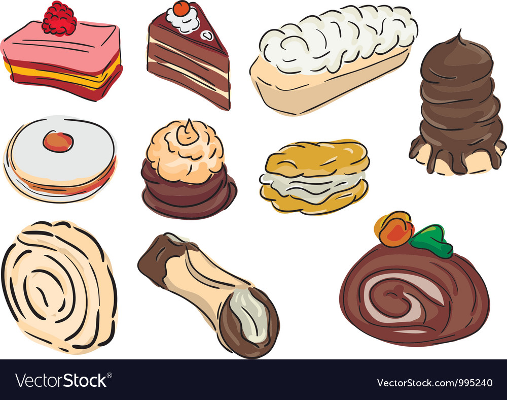 Sweets Royalty Free Vector Image - VectorStock