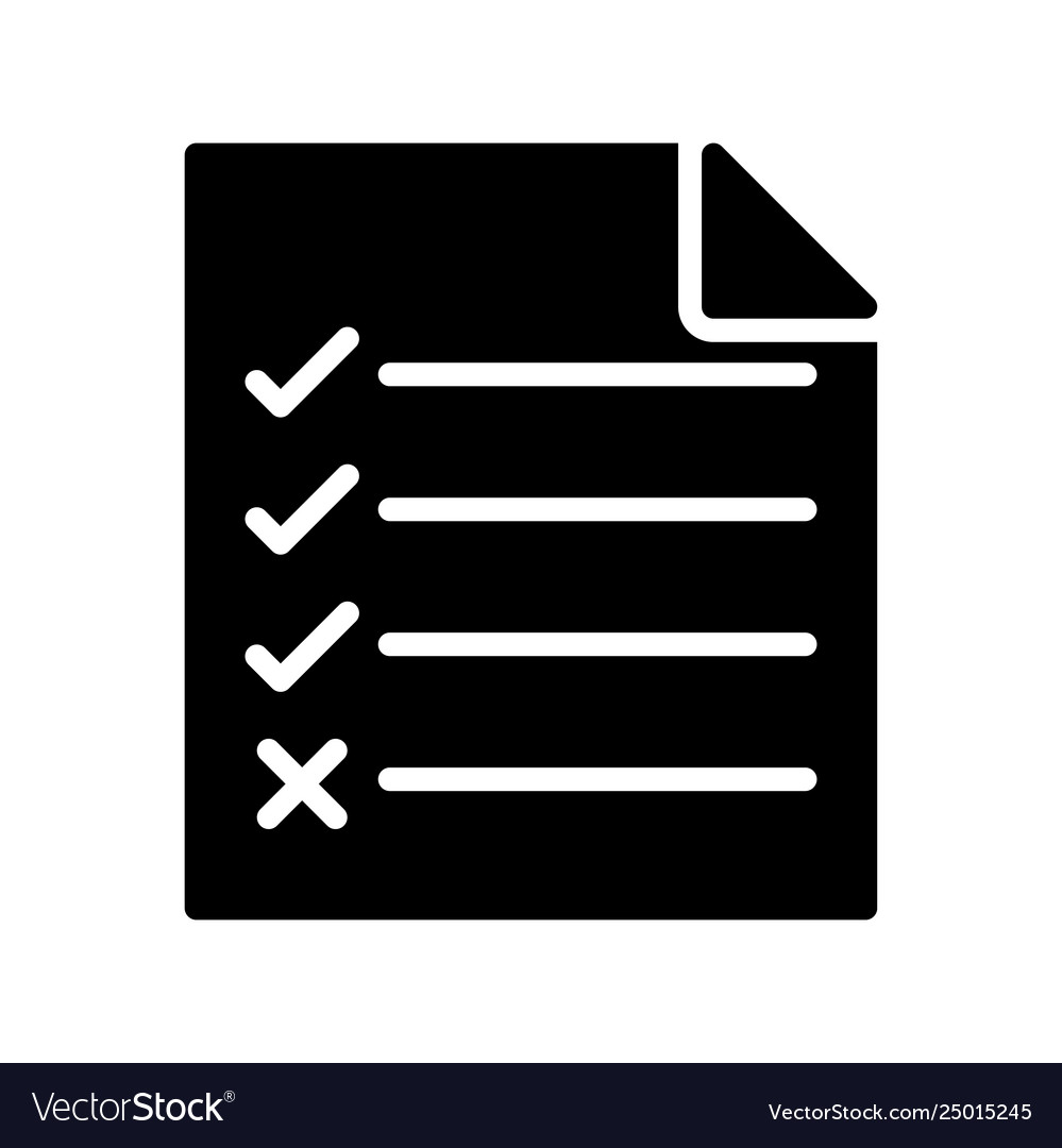 Task list Royalty Free Vector Image - VectorStock