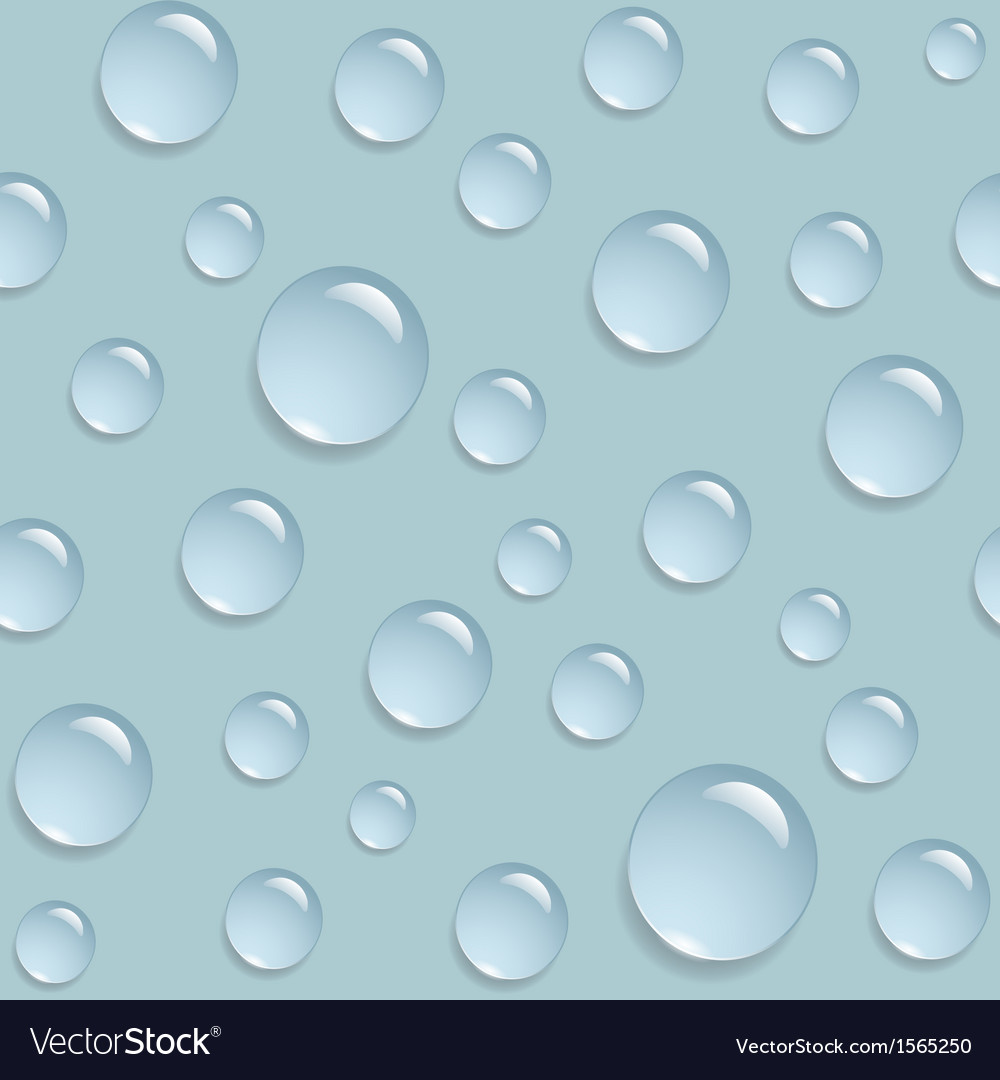 Blue tears seamless pattern Royalty Free Vector Image