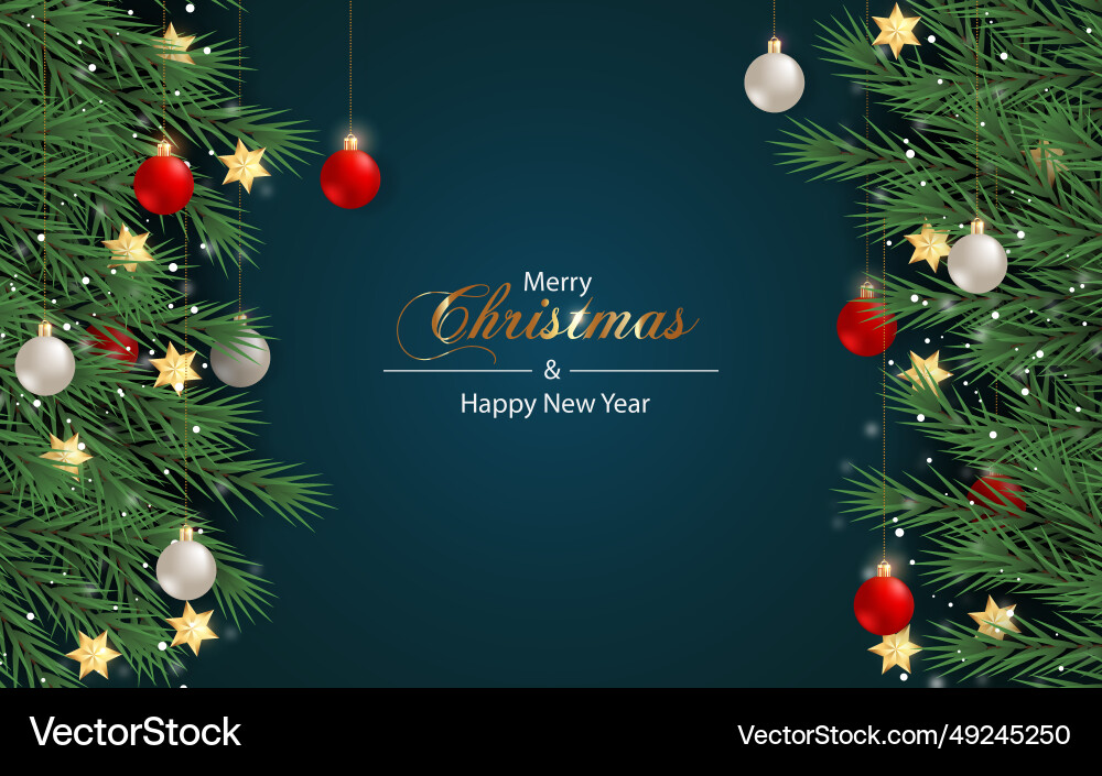 Christmas background design Royalty Free Vector Image