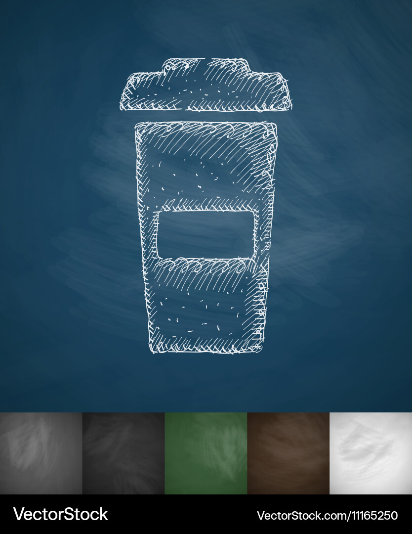 Cup of coffee icon Royalty Free Vector Image - VectorStock