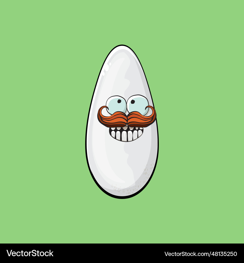 Rice character cartoon grain characters Royalty Free Vector