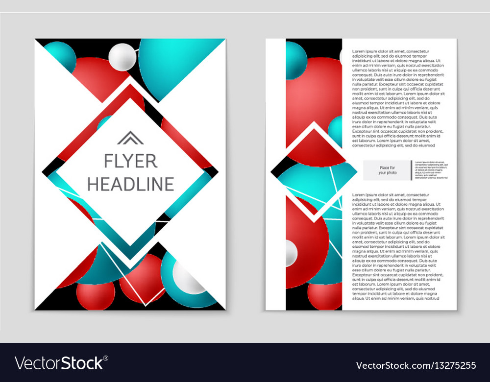 Abstract layout background set for art Royalty Free Vector