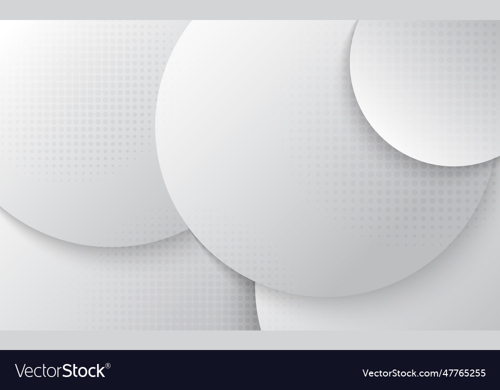 Abstract white and grey gradient pattern design Vector Image