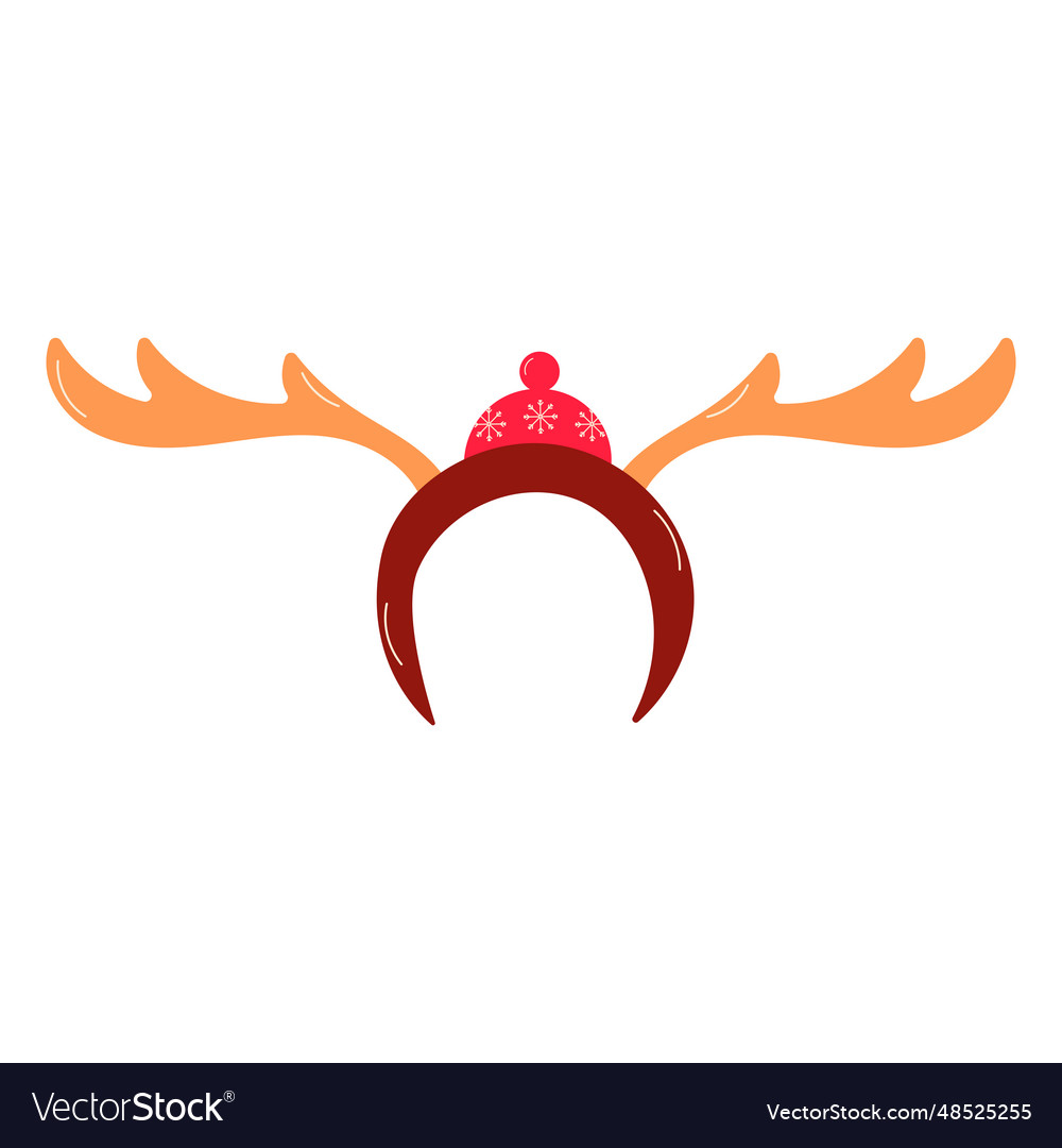 Reindeer Antlers Headband Template