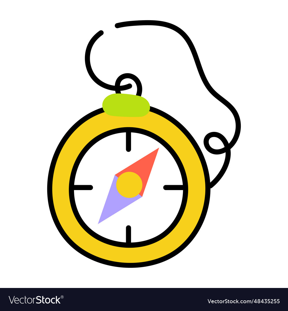 Directional compass Royalty Free Vector Image - VectorStock